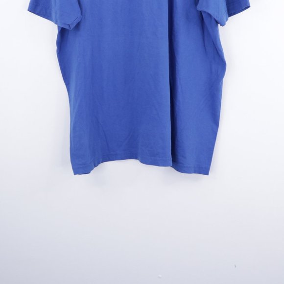 Apple | Shirts | Apple Inc Big Stitched Logo Employee Tshirt Blue ...